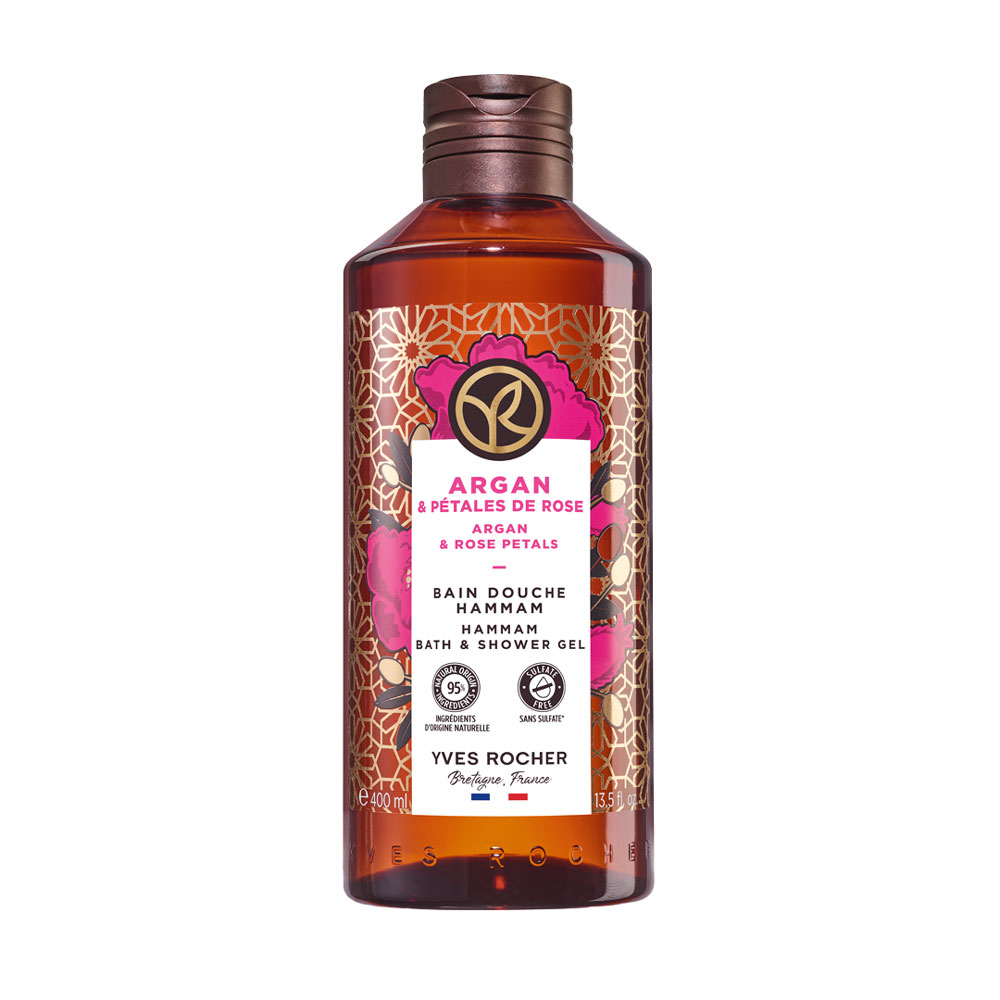 Maxi Gel de Ducha Corporal Argán y Rosa